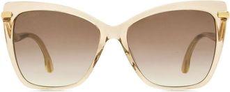 Jimmy Choo Eyewear Selby Cat-Eye-Sonnenbrille - Gold