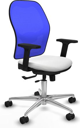 Piqueras y Crespo Gepolsterter B&uuml;rostuhl mit 2D-Armlehnen, h&ouml;henverstellbare Lendenwirbelst&uuml;tze, ausgestattet mit Syncro/Translack und Schaumstoff, Rollen 65 mm, Nylon,