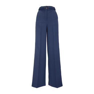 Elisabetta Franchi Wide Hosen - - Trousers - Damen - Blau - XS