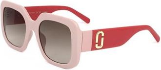 Marc Jacobs Marc 647/s C48/HA PINK RED Sunglasses Women Acetate, Standard, 53