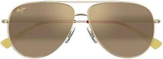 Maui Jim unisex, Accessoires, Jaune, Taille: 59 MM Hauoli Lunettes de soleil