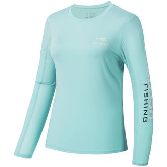 Bassdash Damen UPF 50+ UV Sonnenschutz T-Shirt Langarm Angeln Wandern Outdoor