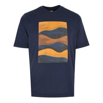 Pal Zileri Grafik-T-Shirt - - Tops - Herren - Blau - L