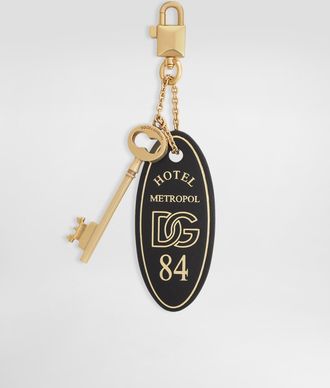 Dolce & Gabbana Calfskin Tassel Keychain - Frau Geldb&ouml;rsen Und Kleinlederwaren Schwarz Onesize