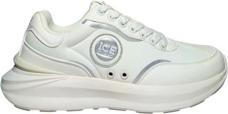 Iceberg Homme, Chaussures, Blanc, Taille: 45 EU Baskets Pelle