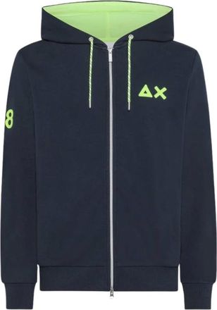 Sun 68 Homme, Sweatshirts et sweats &agrave; capuche, Bleu, Taille: 2XL Sweat zipp&eacute;