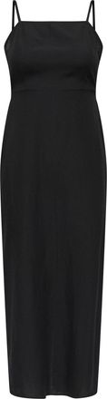 Only Onljakiri Linen Strap Midi Dress WVN