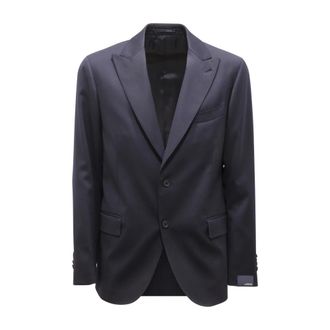 Lardini Wollanzug im Drop 7R Stil - - Jackets - Herren - Blau - 2XL