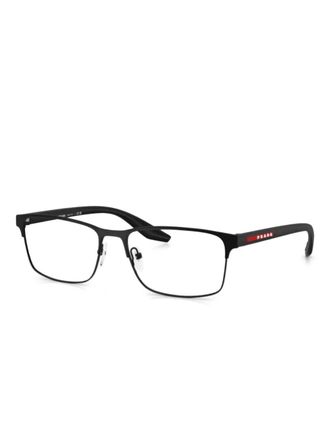 Prada lunettes de vue à monture rectangulaire - Noir