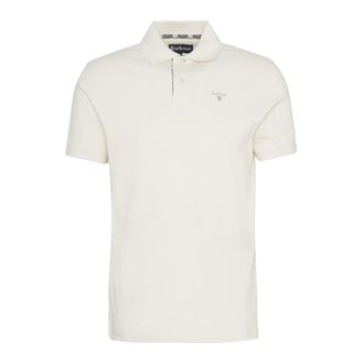 Barbour Casual Polo mit Tartan-Details - - Tops - Herren - Wei&szlig; - L