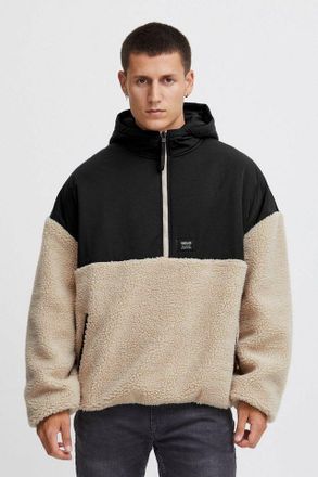Solid Kapuzenpullover SDMarco Kuscheliger Teddy Halfzip-Hoodie mit Eingrifftaschen