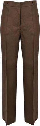 Max Mara Femme, Pantalons, Brun, Taille: 38 FR Wkdmalizia Pantalons