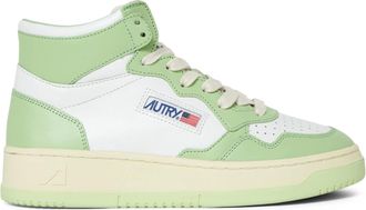 Autry Baskets Medalist Mid Cuir Bicolore Autry