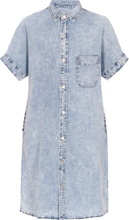 Usha Kleid Frauen hellblau