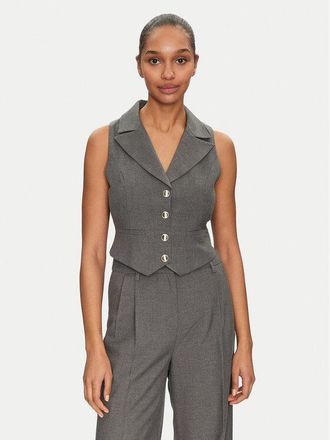 Morgan Weste 251-CJANA.F Grau Slim Fit