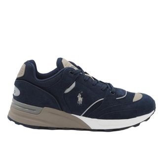 Ralph Lauren Blaue Wildleder-Herren-Sneaker - - Shoes - Herren - Blau - 42 EU