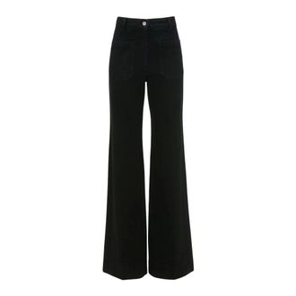 Victoria Beckham Femme, Pantalons, Noir, Taille: W25 Alina Stretch Jeans