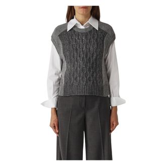 Nenette Femme, Pulls, Gris, Taille: 42 FR Mikol Gilet