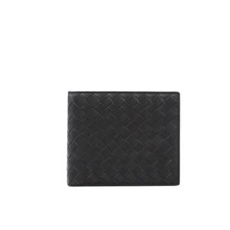 Bottega Veneta Portefeuille bi-pli Intrecciato Pre-owned - Homme - Pre-owned - Noir - Taille: ONE Size
