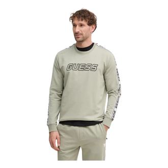 Guess Arlo Rundhals-Sweatshirt - - Sweatshirts & Hoodies - Herren - Gr&uuml;n - XL