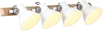 vidaXL Lampe murale industrielle Blanc 90x25 cm E27 Vidaxl