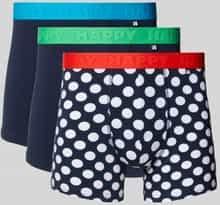 Happy Socks Trunks mit elastischem Bund im 3er-Pack