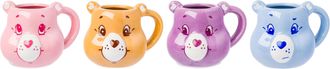 Silver Buffalo Care Bears Faces Mini-Tassen-Set aus Keramik, 4-teilig