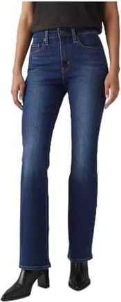 Levi's 725 High Rise Bootcut Jeans, Indigo fonc&eacute; - Port&eacute; in (0196), 26W x 28L Femmes