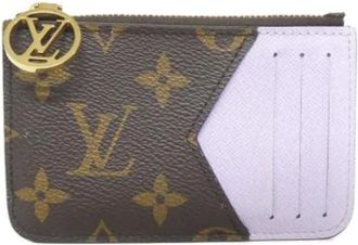 Louis Vuitton unisex, Pre-owned, Brun, Taille: ONE Size Portefeuille en Toile Pre-owned