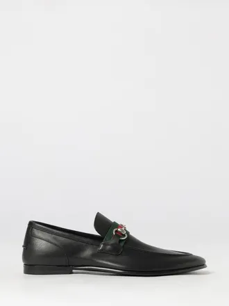 Gucci Mocassins Como en cuir avec mors et bande Web