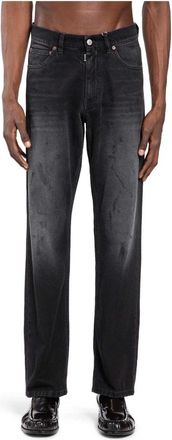 Maison Margiela Homme, Jeans, Noir, Taille: W32 Jean Droit