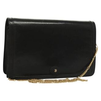 Bally Pre-owned Leder-Schultertasche - - Pre-owned - Damen - Schwarzk - ONE SIZE