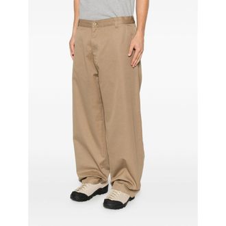 Carhartt Work in Progress Wide-Leg Cotton Trousers - Beige