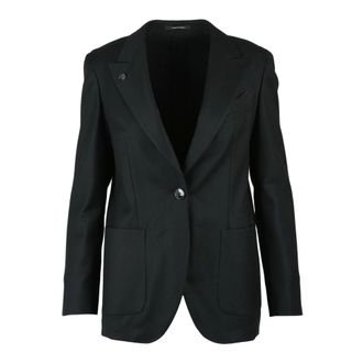 Gabriele Pasini Femme, Vestes, Noir, Taille: 42 FR Giacca in panno