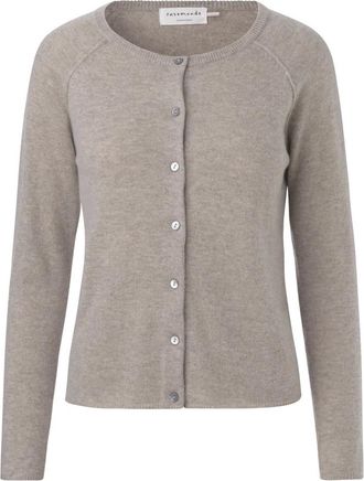 Rosemunde Femme, Pulls, Gris, Taille: 46 FR Aida Alpaca V-Neck Cardigan