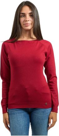 Yes-Zee YES Zee, Femme, Pulls, Rouge, Taille: 46 FR Pull Ras du Cou