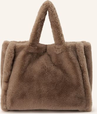 Rino&Pelle Rino & Pelle Kunstfell-Shopper Daan beige