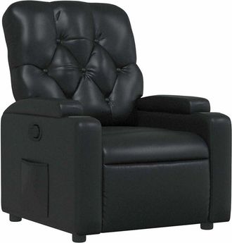 vidaXL Relaxsessel Schwarz Kunstleder Vidaxl