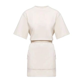 Moncler Femme, Robes, Blanc, Taille: 40 FR Robe