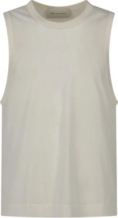 Ami Klassisches Tanktop mit Ami de Coeur-Patch - - Tops - Herren - Wei&szlig; - S