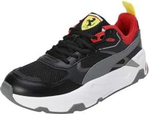 Puma Baskets Ferrari Trinity pour homme, Black-Rosso Corsa, 42.5 EU