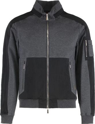 Moorer Homme, Sweatshirts et sweats &agrave; capuche, Gris, Taille: M Sweat &agrave; capuche zipp&eacute; en coton