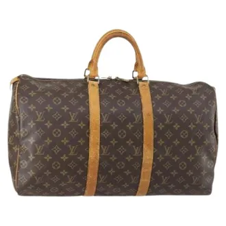 Louis Vuitton Sac Week-end en Toile Pre-owned - Femme - Pre-owned - Brun - Taille: ONE Size