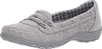 Skechers Femme Respirez Facilement-Bonne Influence Basket, Gris, 37.5 EU