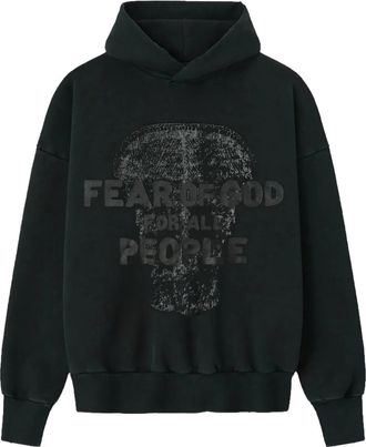 Fear of God graphic hooded sweater - Noir
