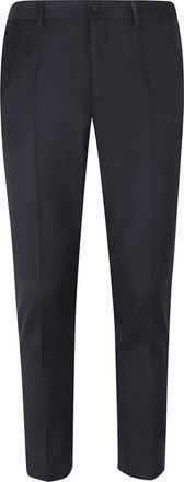 Dolce & Gabbana Homme, Pantalons, Bleu, Taille: XS Pantalon en twill de laine
