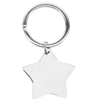 BESTONZON Porte-Cl&eacute;s &Eacute;toile en Acier Inoxydable Pendentif D&eacute;coratif &Eacute;toile Porte-Cl&eacute;s Paquet &agrave; Dos et Paquet &agrave; Main Breloques Mignonnes pour Gar&ccedil;on et Filles Ac