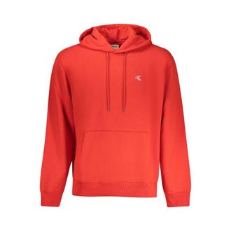 Calvin Klein Rotes Baumwoll-Sweatshirt f&uuml;r M&auml;nner
