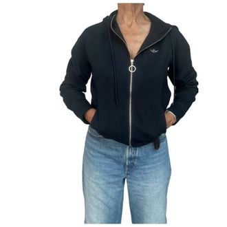 Aeronautica Sweatshirt mit Rei&szlig;verschluss - - Sweatshirts & Hoodies - Damen - Blau - M