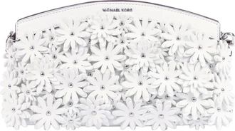 Michael Kors Femme, Sacs, Blanc, Taille: ONE Size Athena Floral Appliqu&eacute; Convertible Clutch